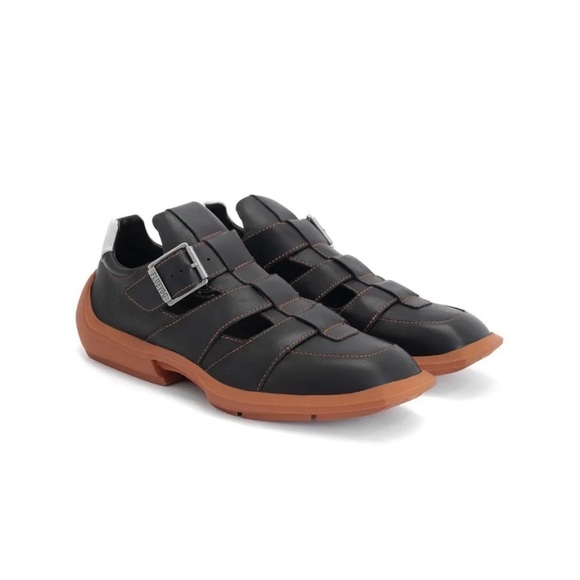 John Fluevog | Shoes | John Fluevog Dave Loafers Sandals Leather Black ...